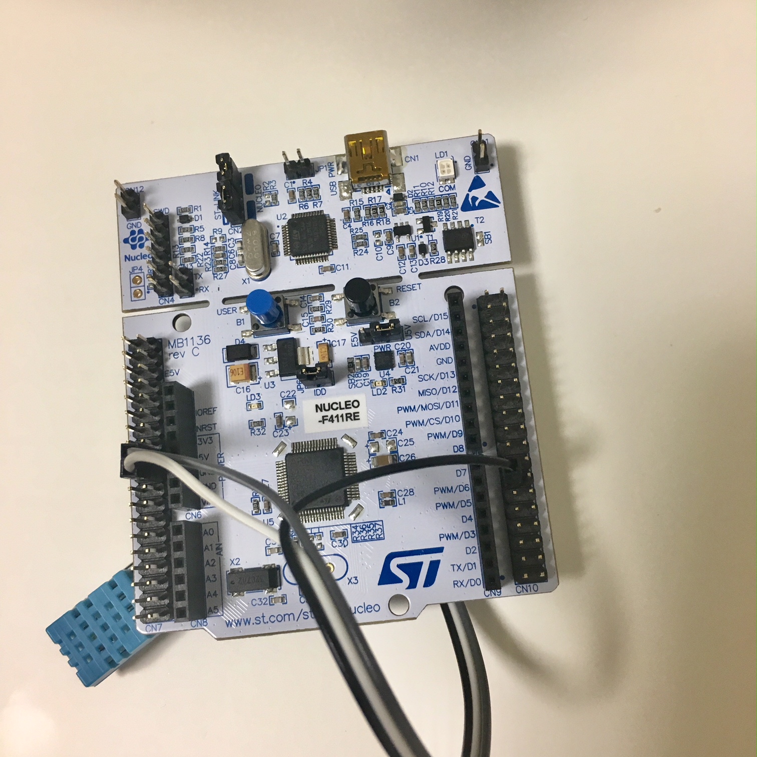Stm32マイコン用nucleoボードのみで温度・湿度センサーdht11での測定する手順 C Qiita 