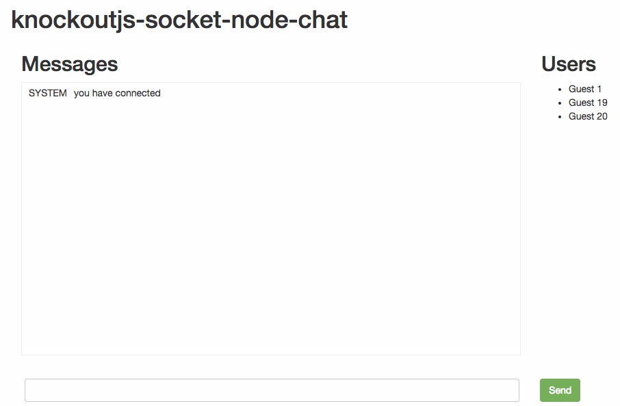 Knockout.js，Scoket.ioとNode.jsで簡単なチャットアプリのサンプル #Express - Qiita