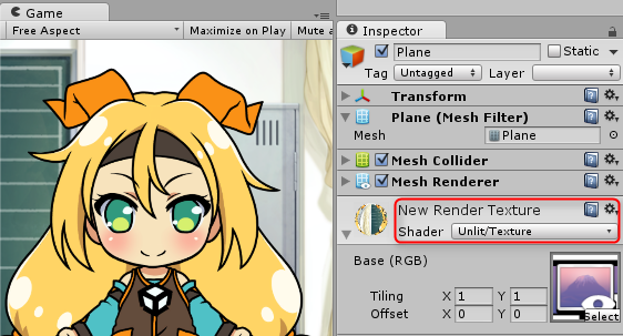 Live2Dの透明度とテクスチャカラー変更 #Unity - Qiita