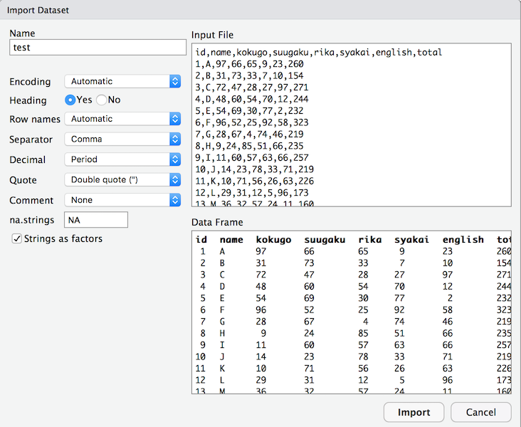 R言語 / RStudioの基礎 #統計 - Qiita