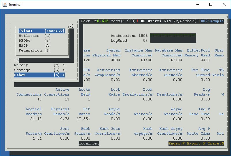 DB2DBA: DB2 11.1新機能 - dsmtop #db2 - Qiita