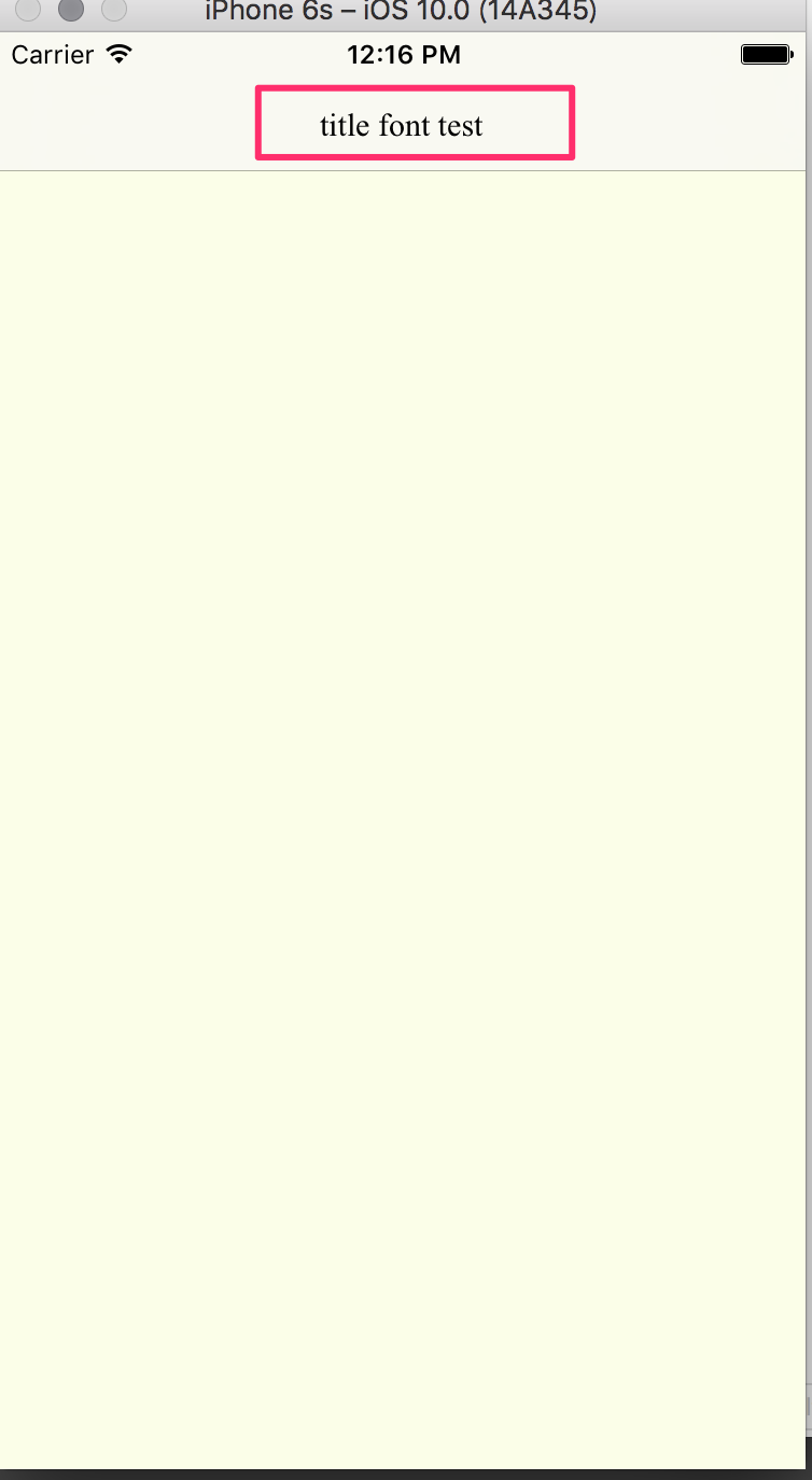 【iOS】ナビゲーションバーのタイトルのフォントとサイズをコードで変更する【Swift3.0】 #font - Qiita