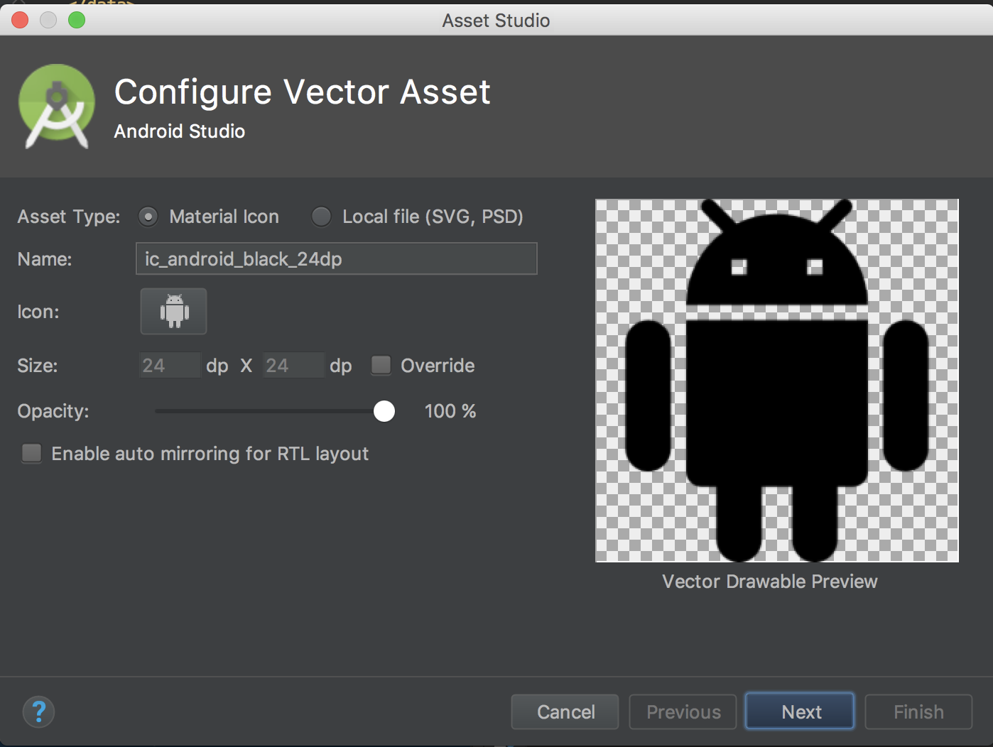 [Android] ベクター形式の画像を取り扱う (Vector Asset Studio) #VectorDrawable - Qiita