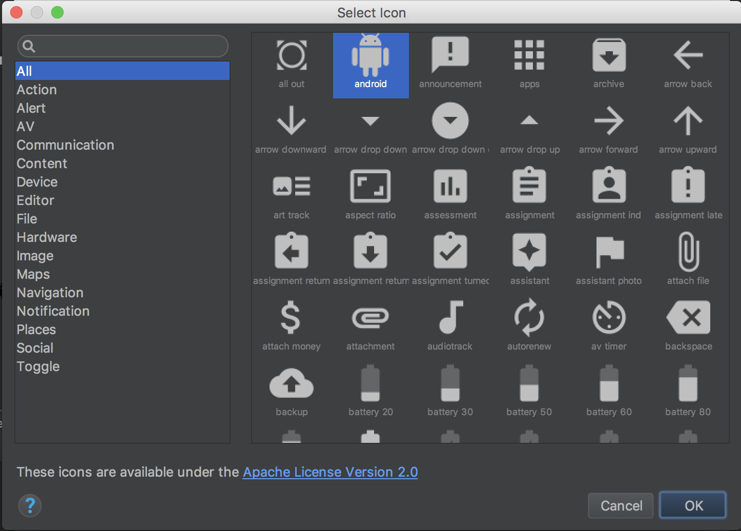 [Android] ベクター形式の画像を取り扱う (Vector Asset Studio) #VectorDrawable - Qiita