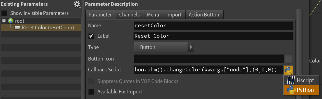 HoudiniのParameter Interfaceで使えるPython ① #HOUDINI - Qiita