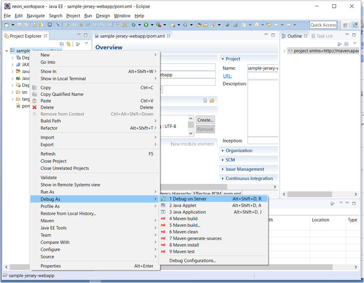 Eclipse WTPでTomcat 8上のWebアプリケーションをデバッグするチュートリアル #初心者向け - Qiita