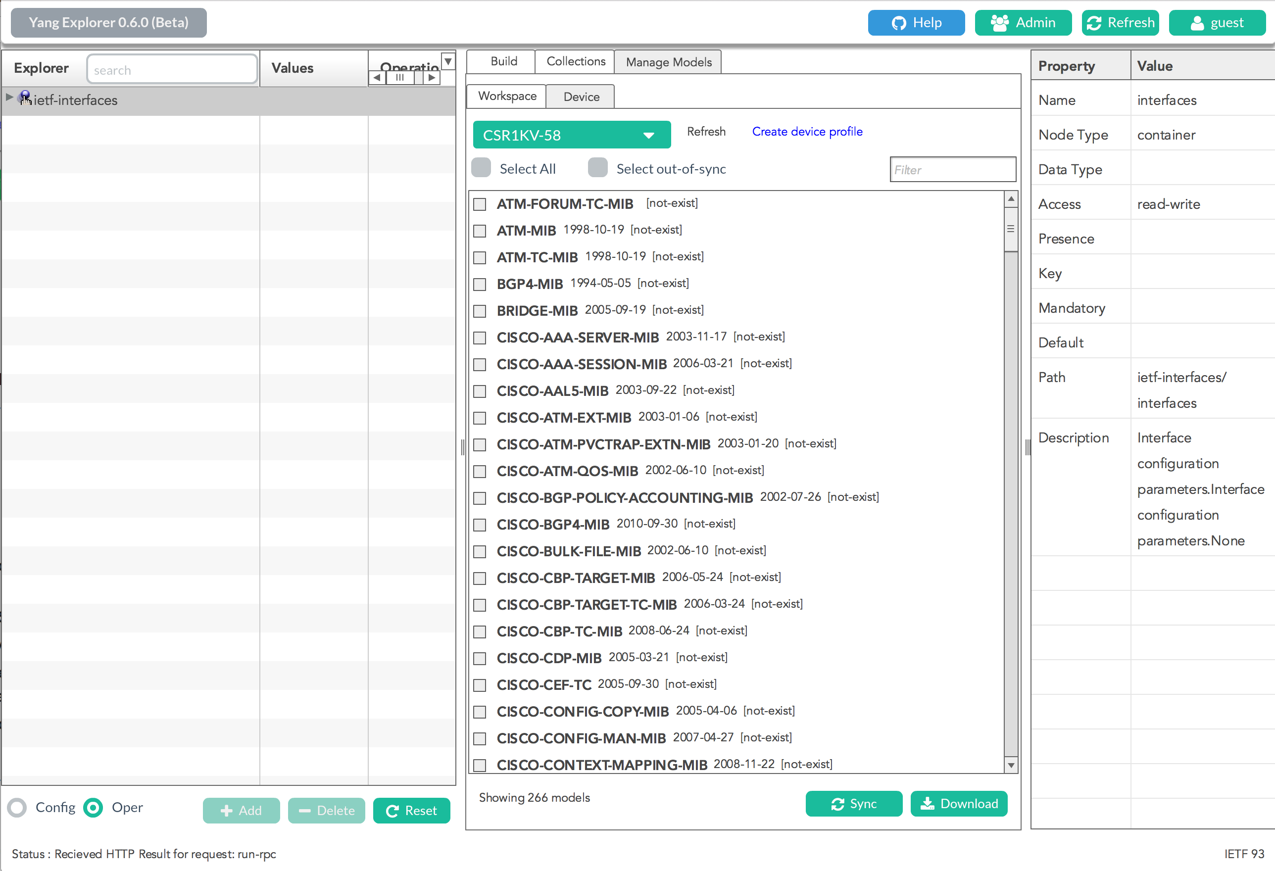 YANG ExplorerでYANGモデルに慣れる #Network - Qiita