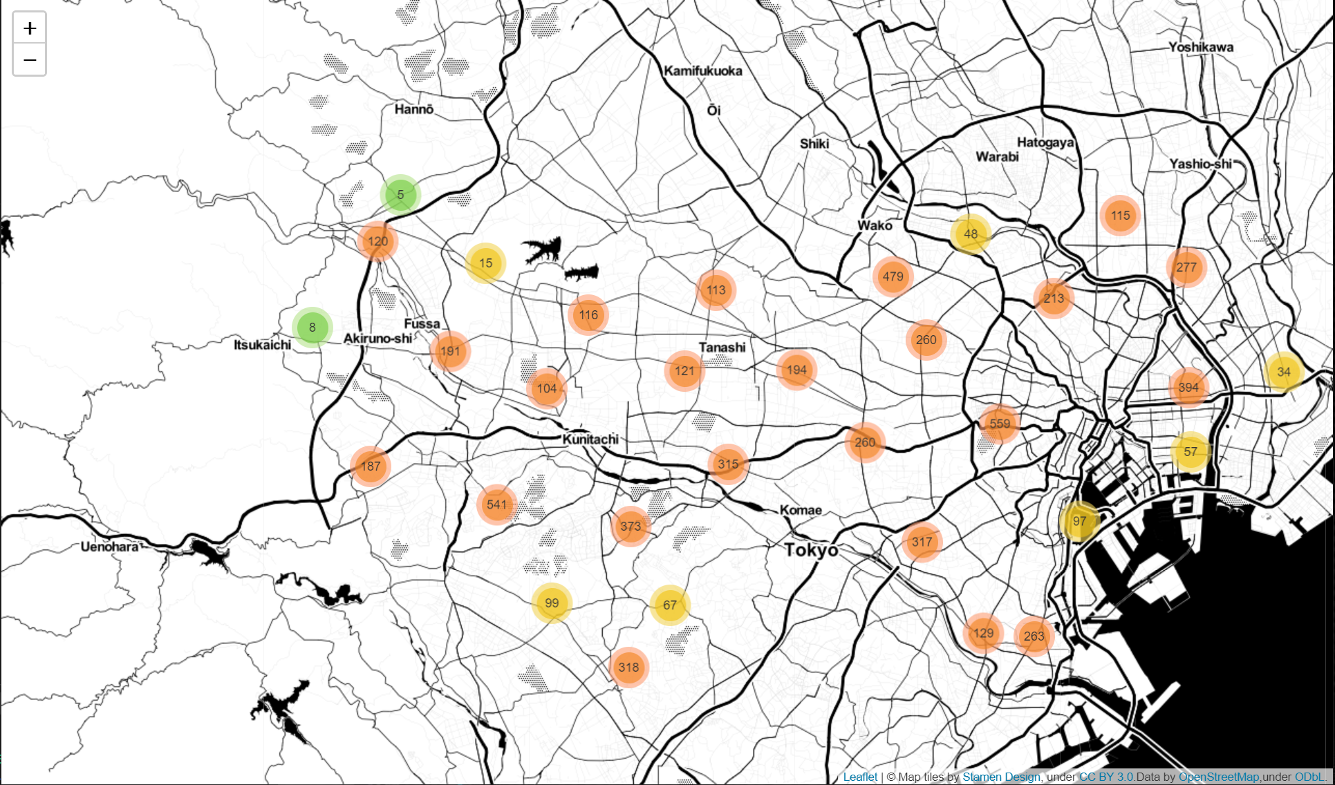 folium 事始め #Python - Qiita