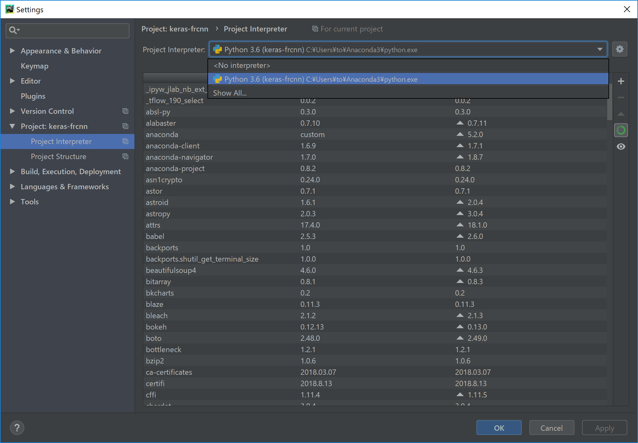 pycharm で conda 環境を構築 (windows 版) #Python - Qiita