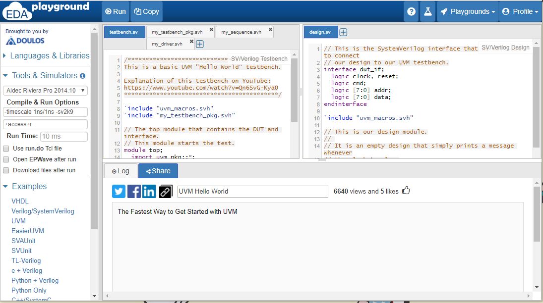 EDA playground #SystemVerilog - Qiita