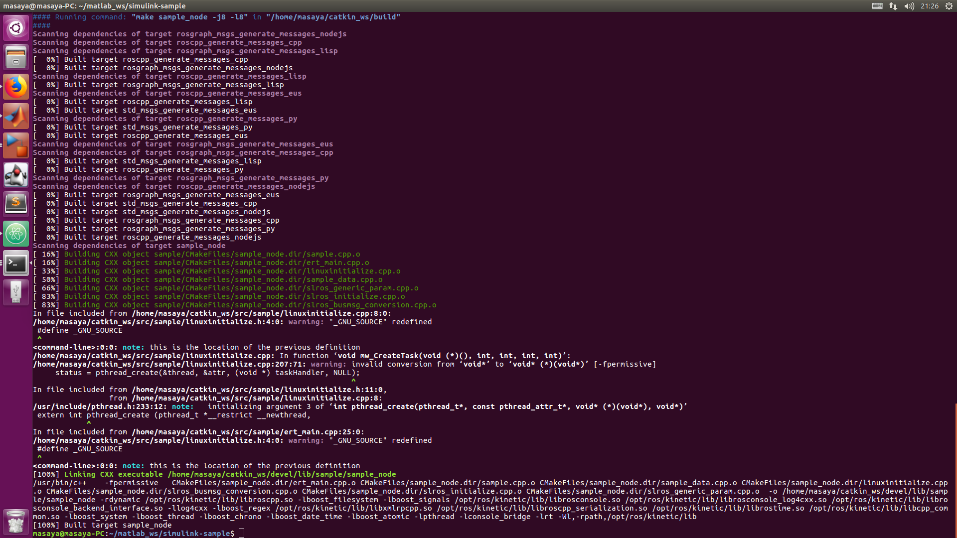MATLAB/SimulinkでC++のROSノードを作る #C++ - Qiita