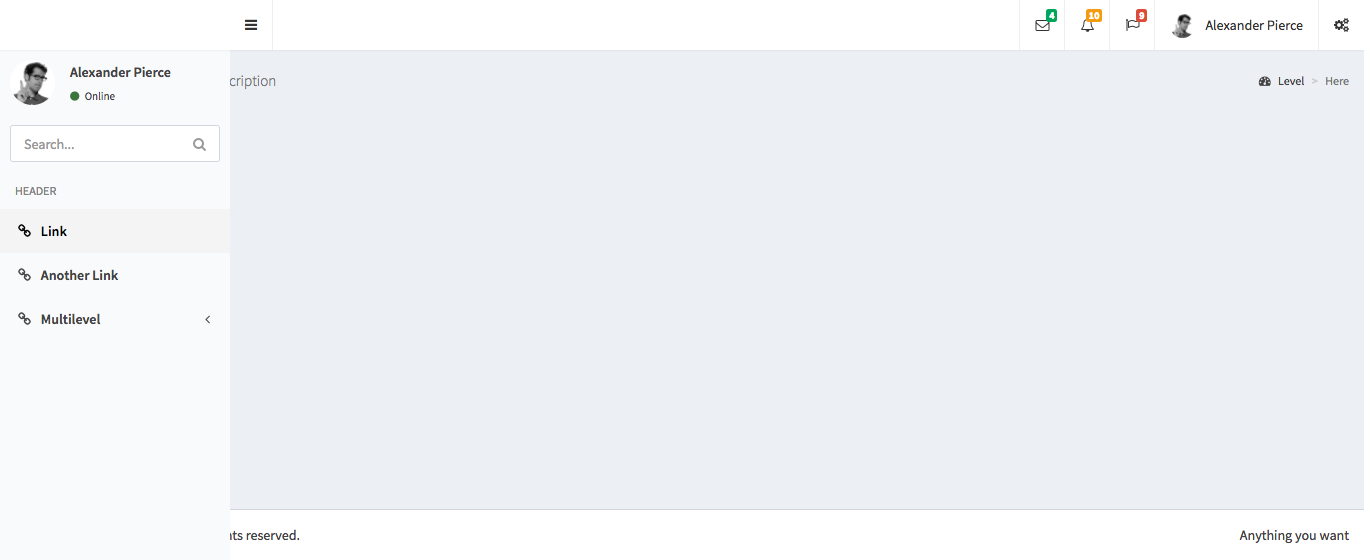 管理画面用のBootstrapテンプレート「AdminLTE」を利用する際に知っておきたい基礎項目 #HTML - Qiita