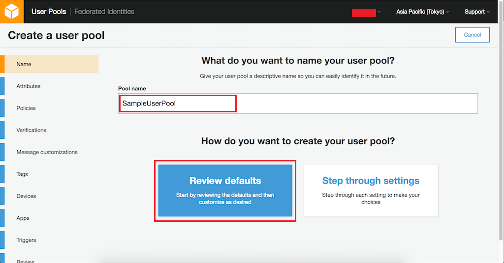 Amazon Cognito UserPools を JavaScript から使ってみる #AWS - Qiita