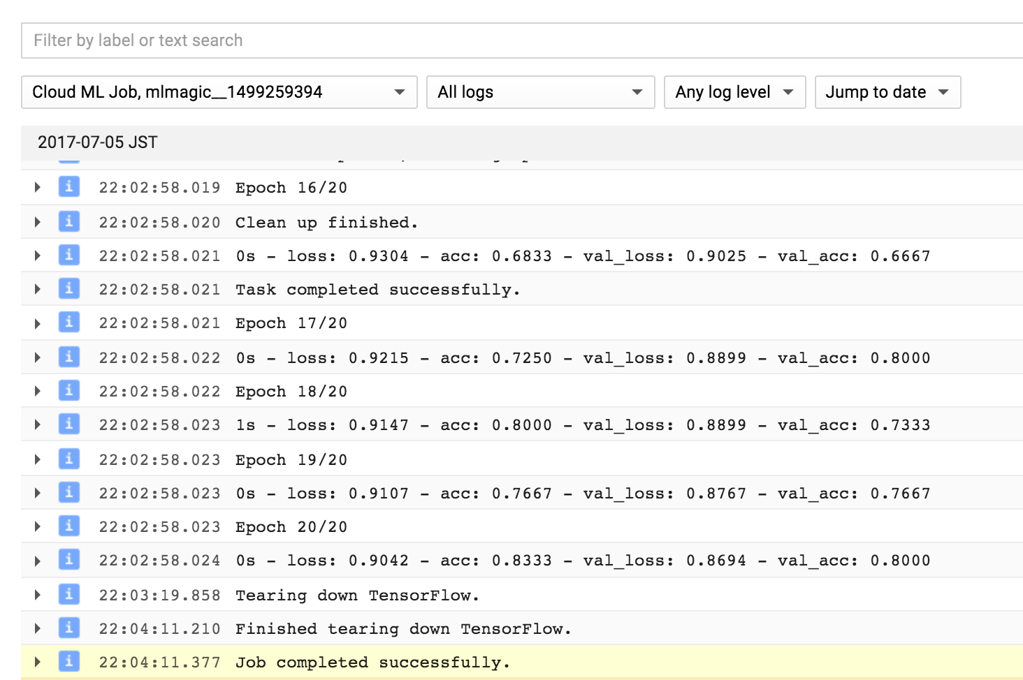 Kerasモデルをcloud Ml Engineで学習してonline Predictionしてみた 機械学習 Qiita