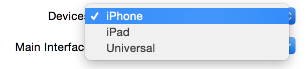 TARGETED_DEVICE_FAMILY で iPhone向けかiPad向けか選択しました。 #Xcode - Qiita