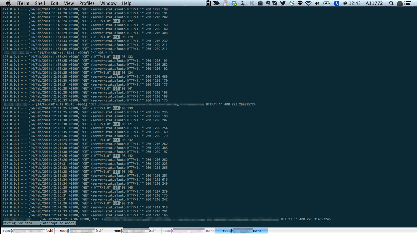 tailで文字列をハイライト表示する風 #Linux - Qiita