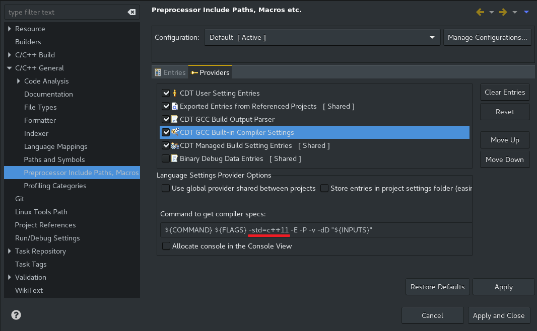 eclipse CDT の 忘備録 設定等 #C++ - Qiita