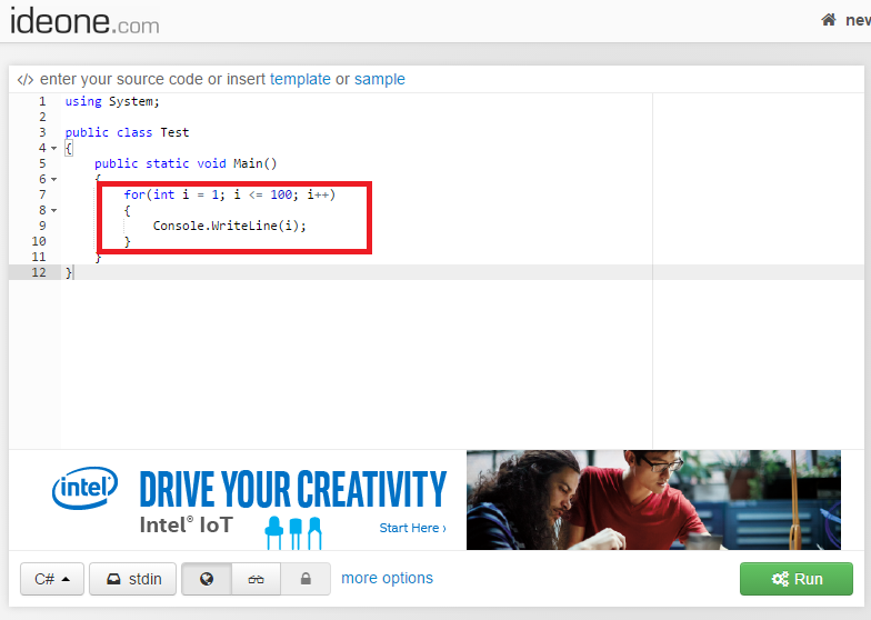 Ideone.comの使い方 #プログラミング - Qiita