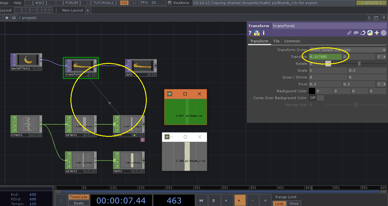 Xbox One KinectとTouchDesignerでインタラクション作品を作る！！！（超入門） - Qiita