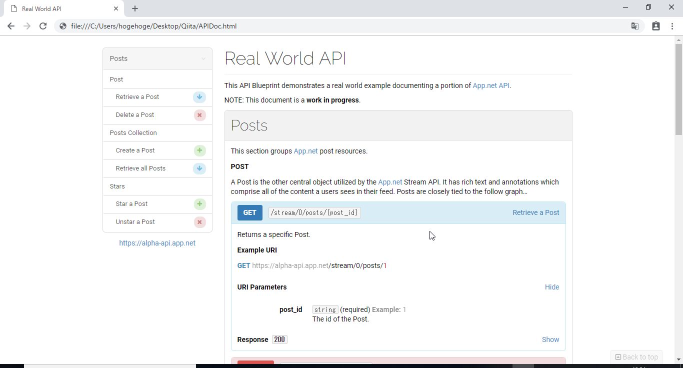 API Blueprint でAPI設計書を書く 超入門編 Part1 #AWS - Qiita