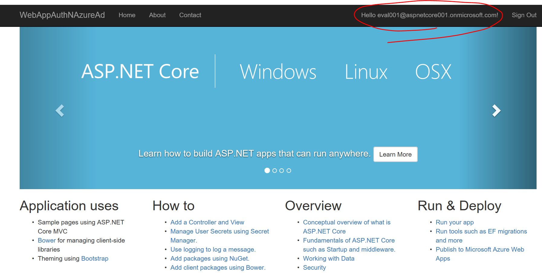 Visual Studio 2017 による ASP.NET Core MVC の Azure Active Directory 認証の構成 #C# - Qiita