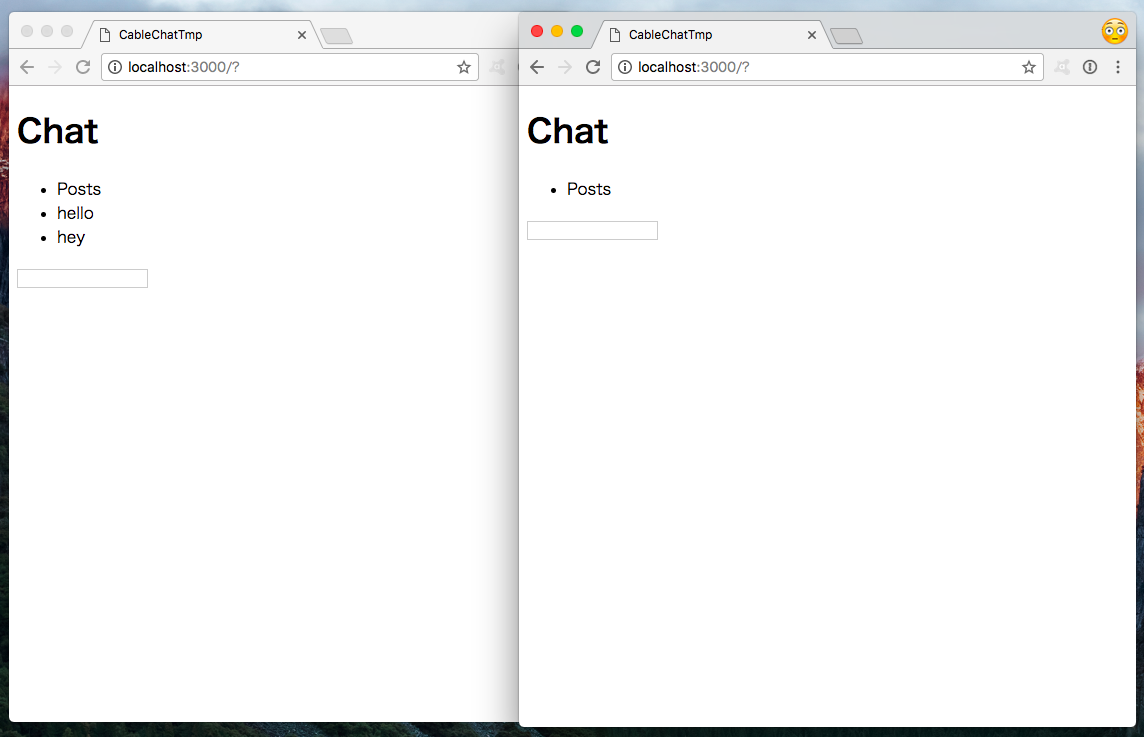 最短で作るactioncableチャットアプリ Javascript Qiita