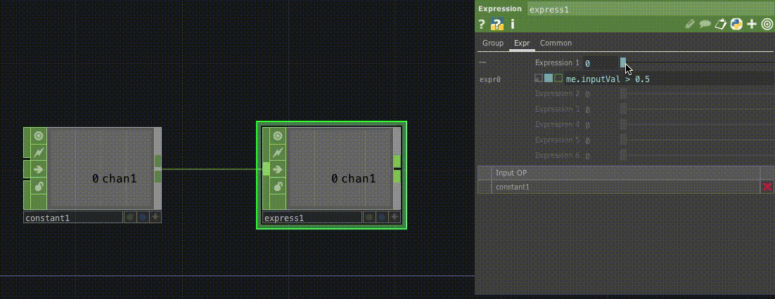 TouchDesigner での条件分岐(Expression CHOP) #Python - Qiita