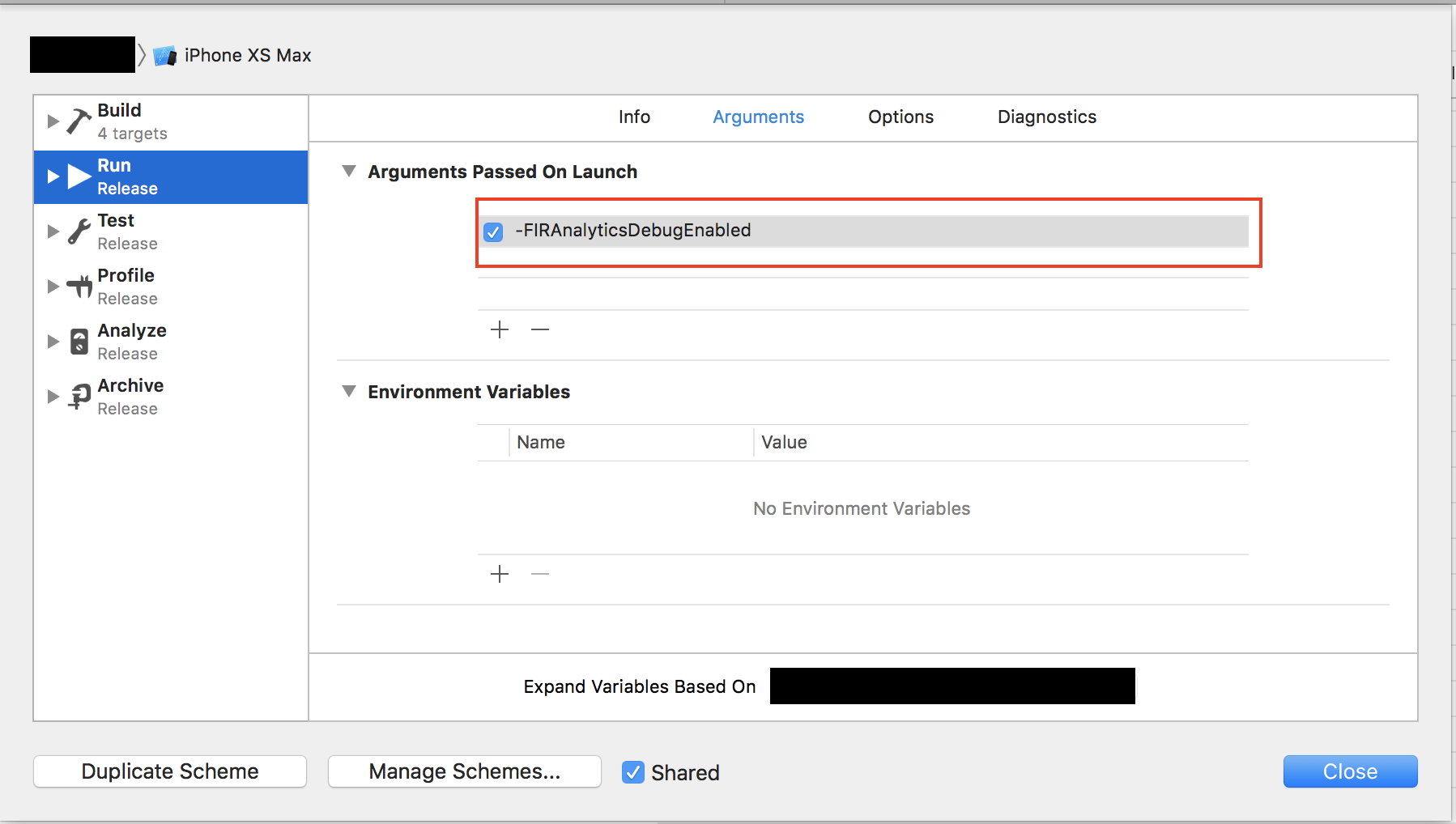 Firebase DebugViewの設定方法 #iOS - Qiita