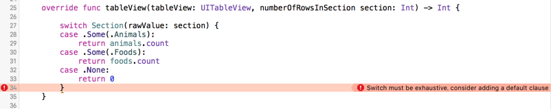 Uitableview の Section を Swift の Enum を使って安全に記述する方法 Ios Qiita 