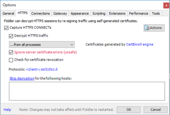 HTTP通信のキャプチャをとるツールFiddlerをWindowsにインストールする #HTTPS - Qiita