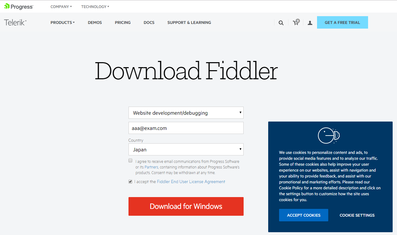 HTTP通信のキャプチャをとるツールFiddlerをWindowsにインストールする #HTTPS - Qiita