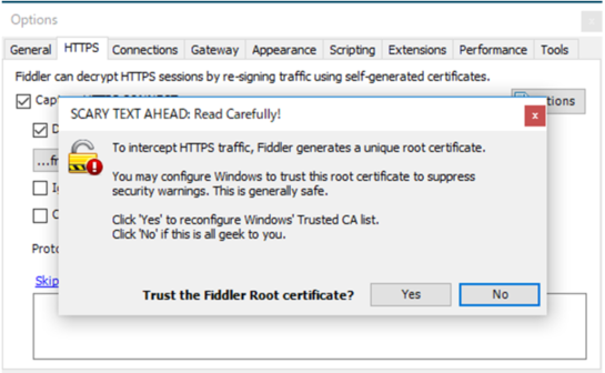 HTTP通信のキャプチャをとるツールFiddlerをWindowsにインストールする #HTTPS - Qiita