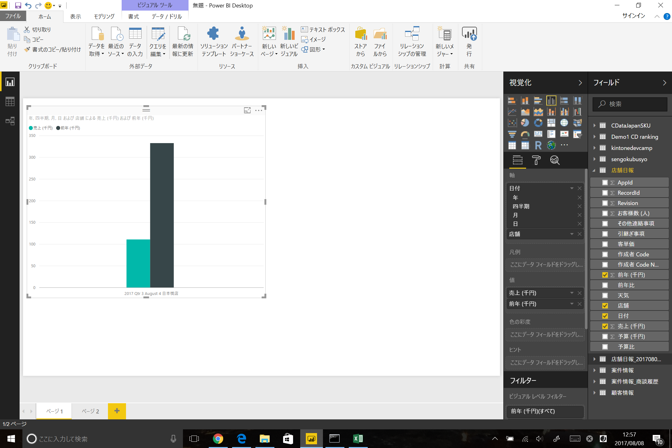 Power BI でのデータ取得からビジュアライズまで #kintone - Qiita