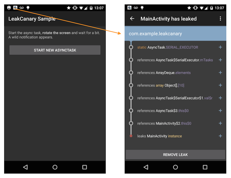 LeakCanaryでメモリリークを検出する #Android - Qiita