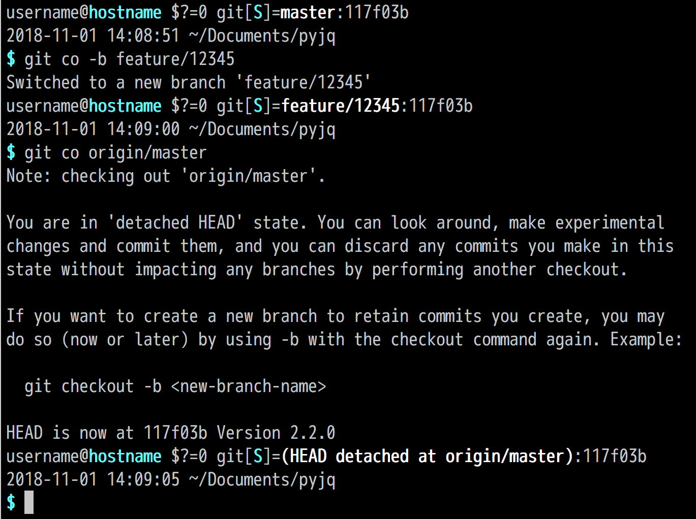 Git のための最強 Bashプロンプト！ #shell - Qiita