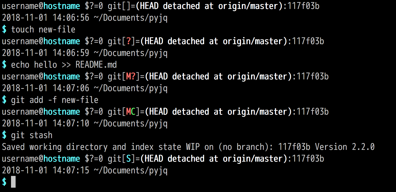 Git のための最強 Bashプロンプト！ #shell - Qiita