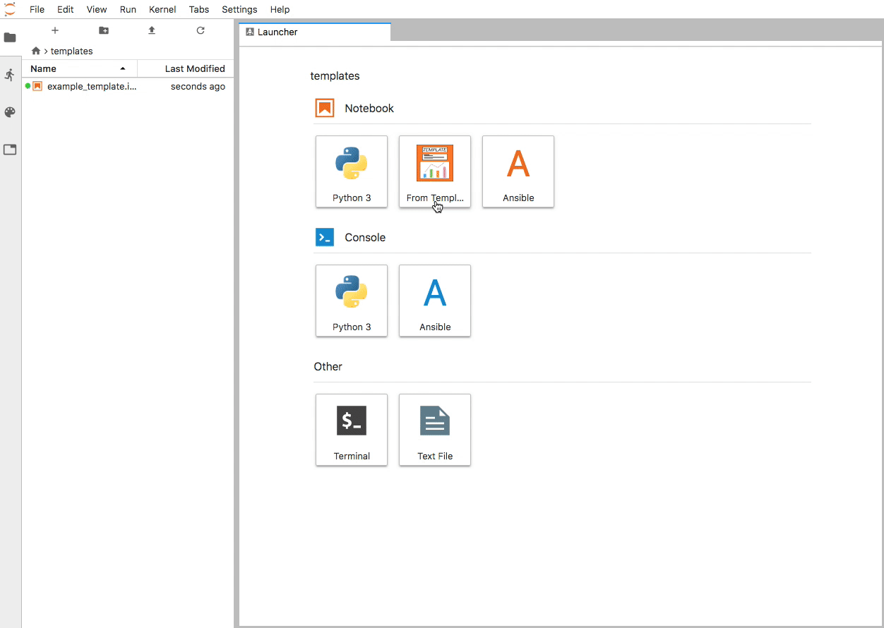 JupyterLabの拡張機能にあるテンプレートが便利なので使ってみた #JupyterNotebook - Qiita