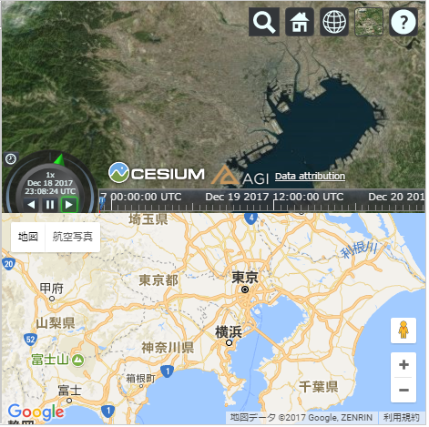 cesiumでgooglemap #GoogleMapsAPI - Qiita