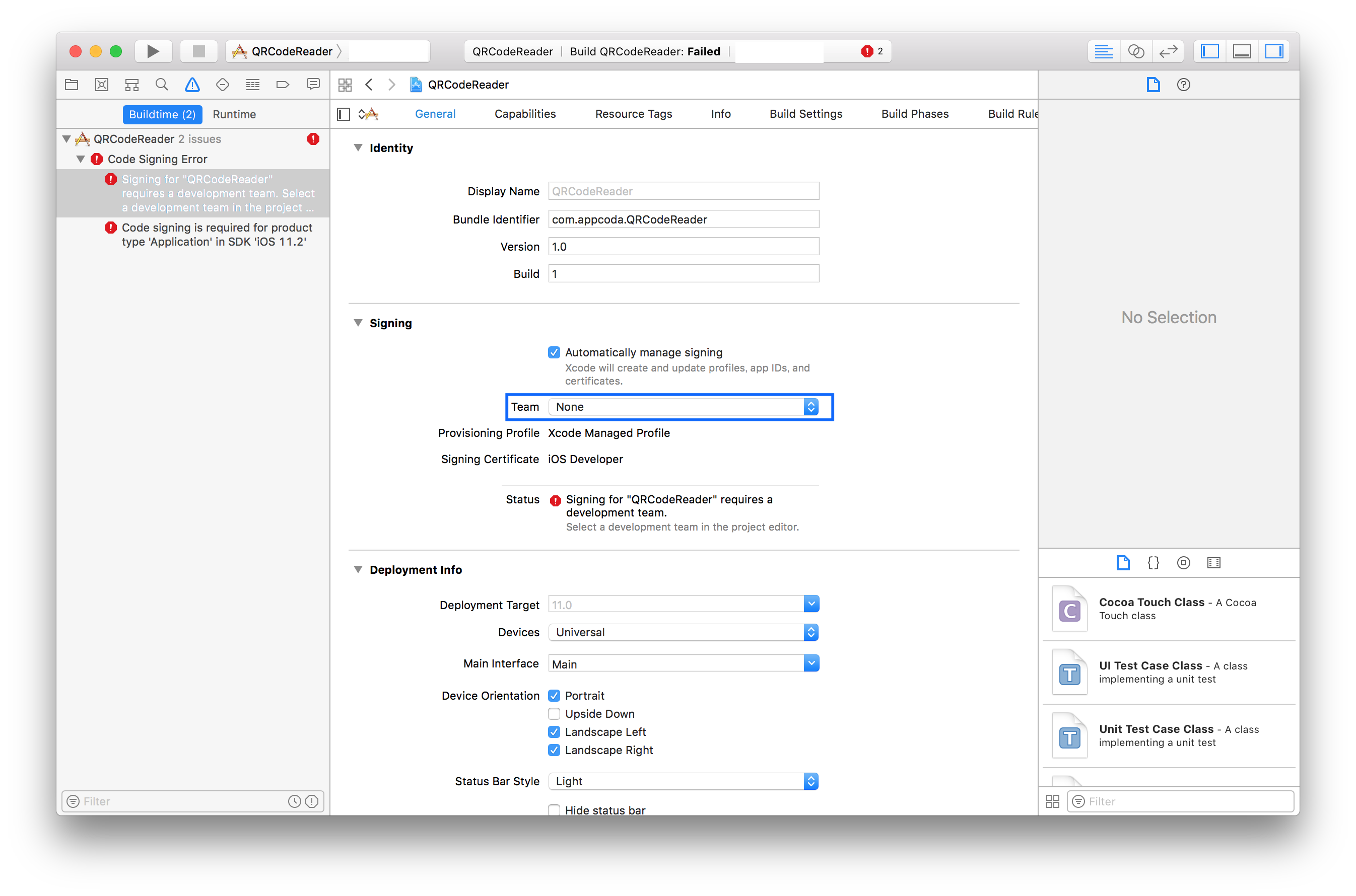 swift で iOS 用QRコードリーダーを作ってみる #Swift - Qiita