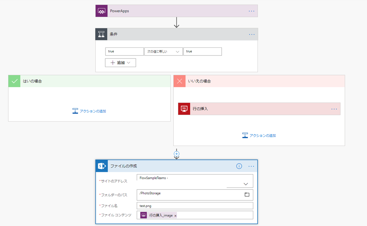 【#PowerApps】何？SharePointドキュメントにファイルが保存できない？ならFlowの定義を書き換えてしまおう #MicrosoftFlow - Qiita