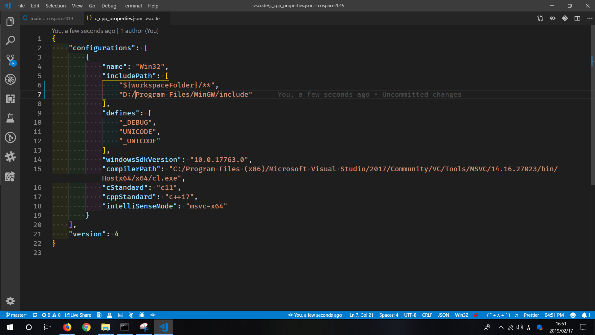 VS Codeで、C/C++のライブラリのincludeに緑色の線がつかないようにする(include失敗しないようにする) #VSCode - Qiita