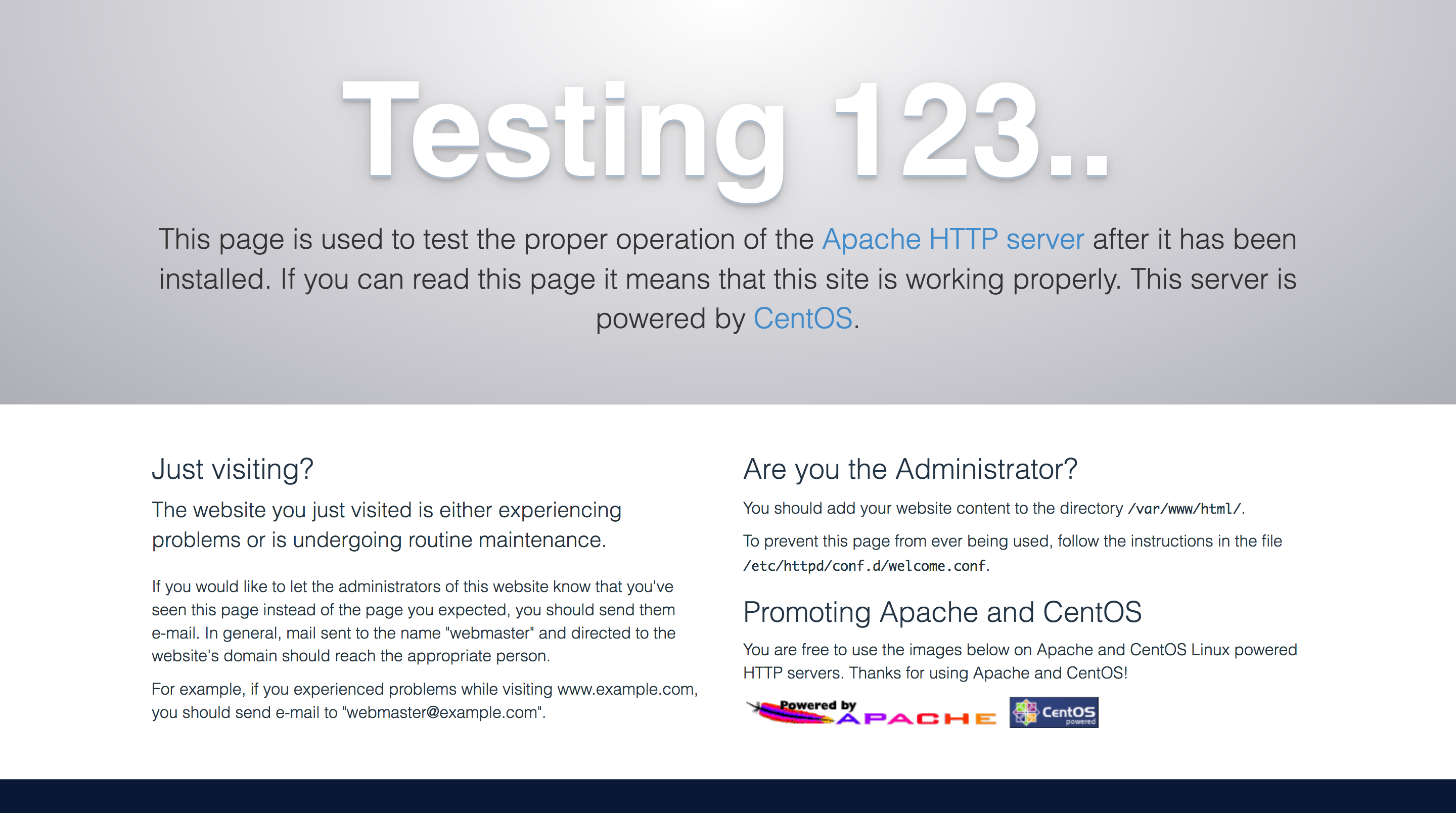 CentOS 7にApache httpdをインストールしてブラウザ確認するまで #centos7 - Qiita