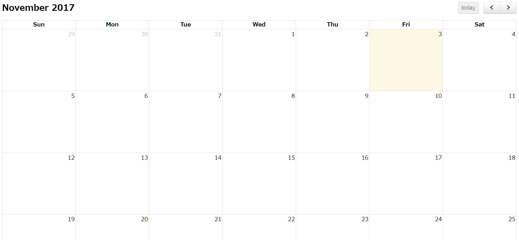fullCalendar:カスタマイズメモ① #JavaScript - Qiita