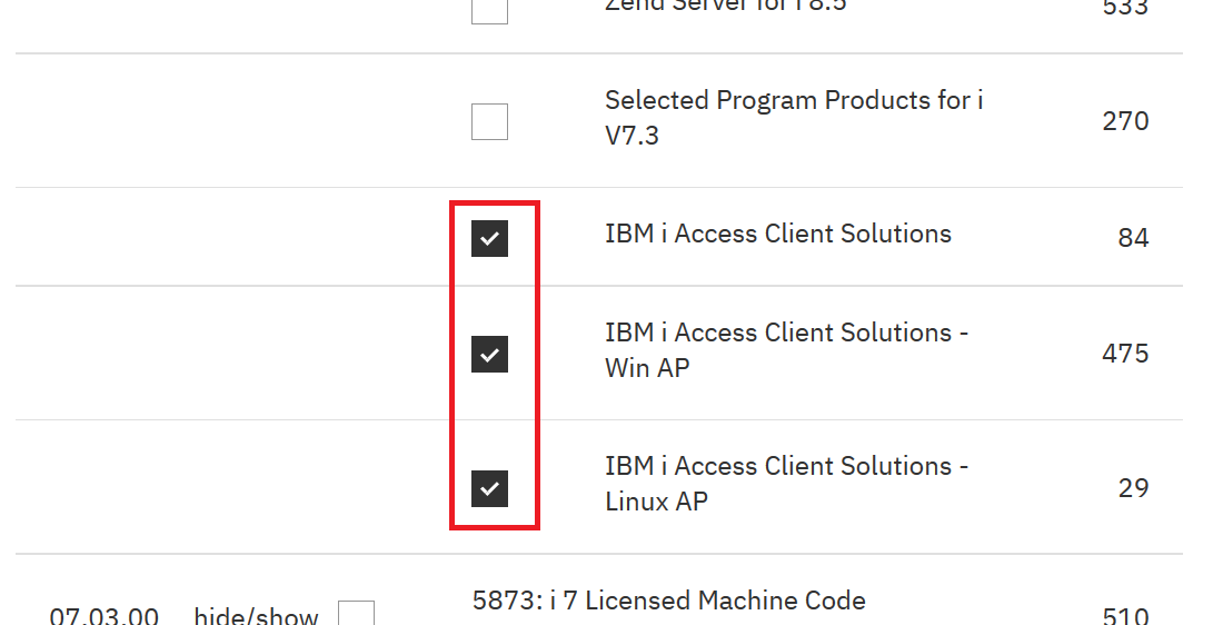 All About ACS: IBM i Access Client Solutions - ESSからのダウンロード (Base, Win-AP, Linux-AP) #IBMi - Qiita