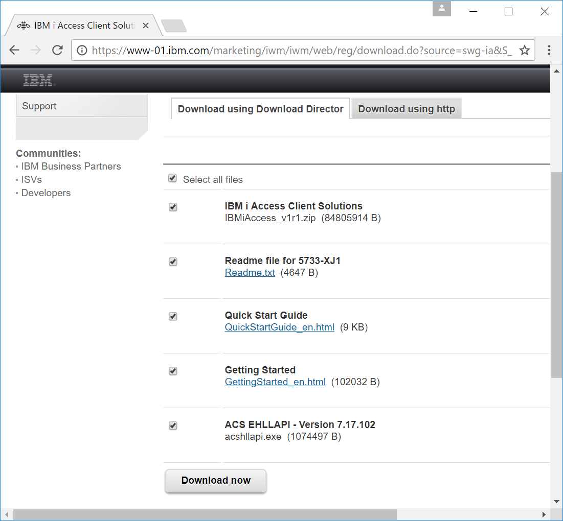 All About ACS: IBM i Access Client Solutions - Base Package の専用ページからのダウンロード(Base, EHLLAPI) #IBMi ...
