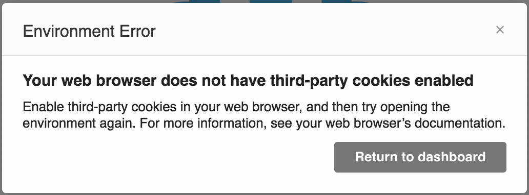 AWS Cloud9でYour web browser does not have third-party cookies enabledが出る場合の対処 (Google Chrome) # ...
