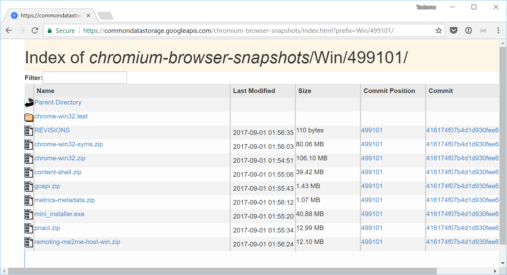 Chromiumの特定バージョンをダウンロードする #Chrome - Qiita