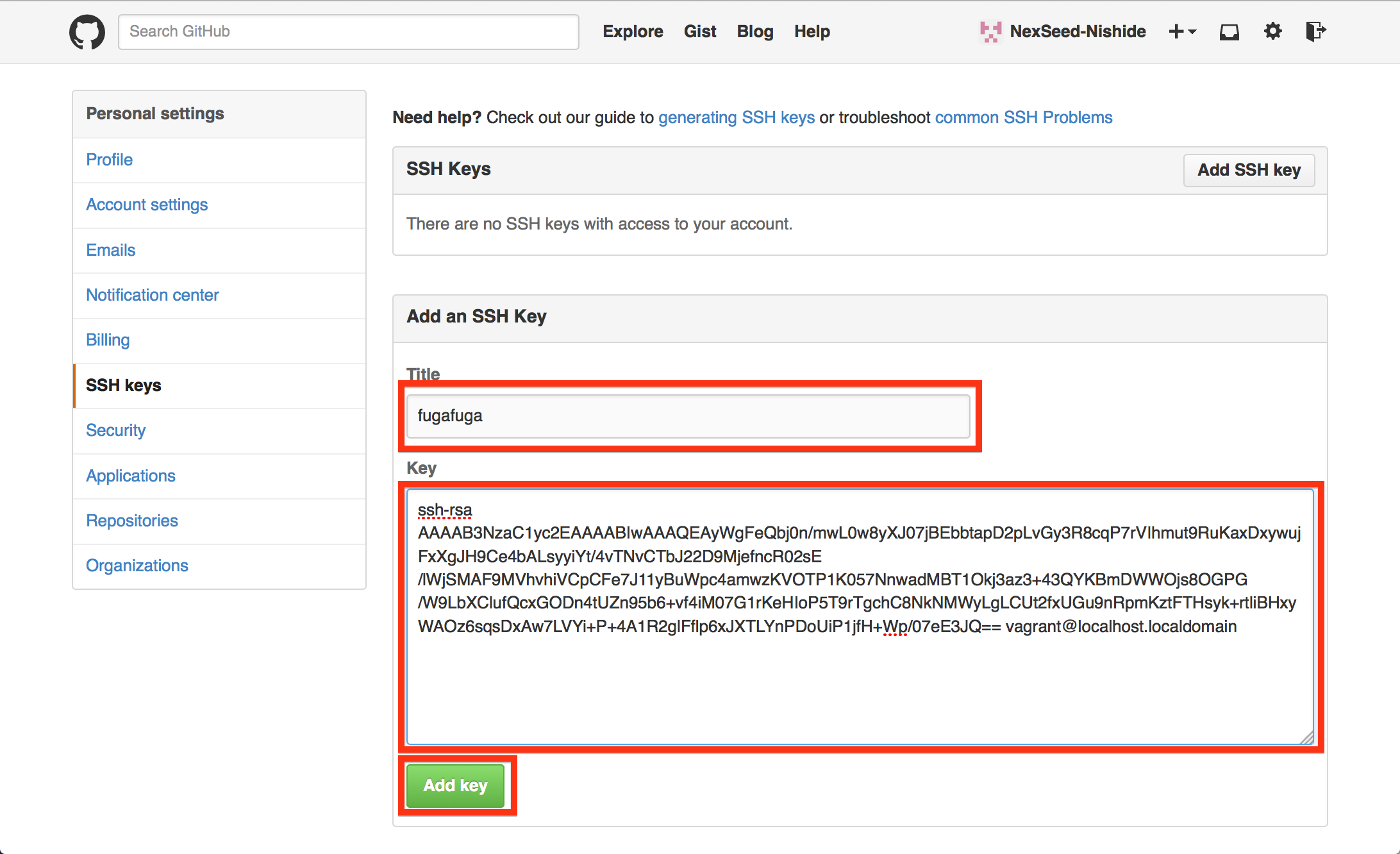 【Github, SSH】SSH鍵を作成し、Githubへそれを登録する手順 #GitHub - Qiita