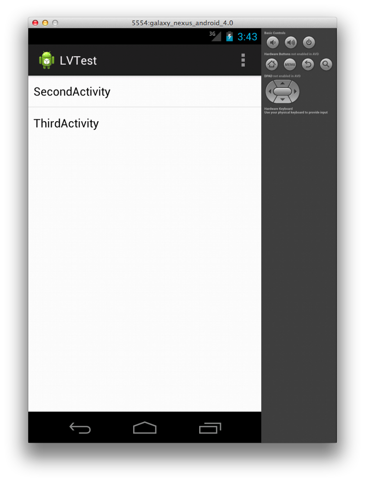 [Android] ListView のリストの要素をタップしたら、それぞれ任意の画面に遷移し、更に戻る方法 #Java - Qiita