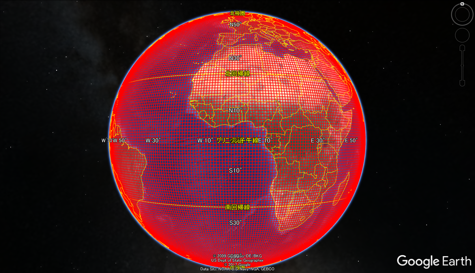 kml編集 Google Earthに経緯線を引く #Python - Qiita
